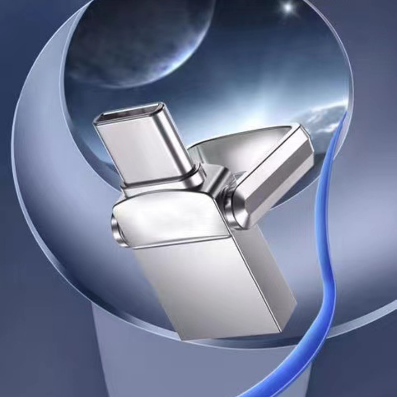 Stick Memorie USB, USB Type C, 512GB, Argintiu, Metalic - eMAG.ro