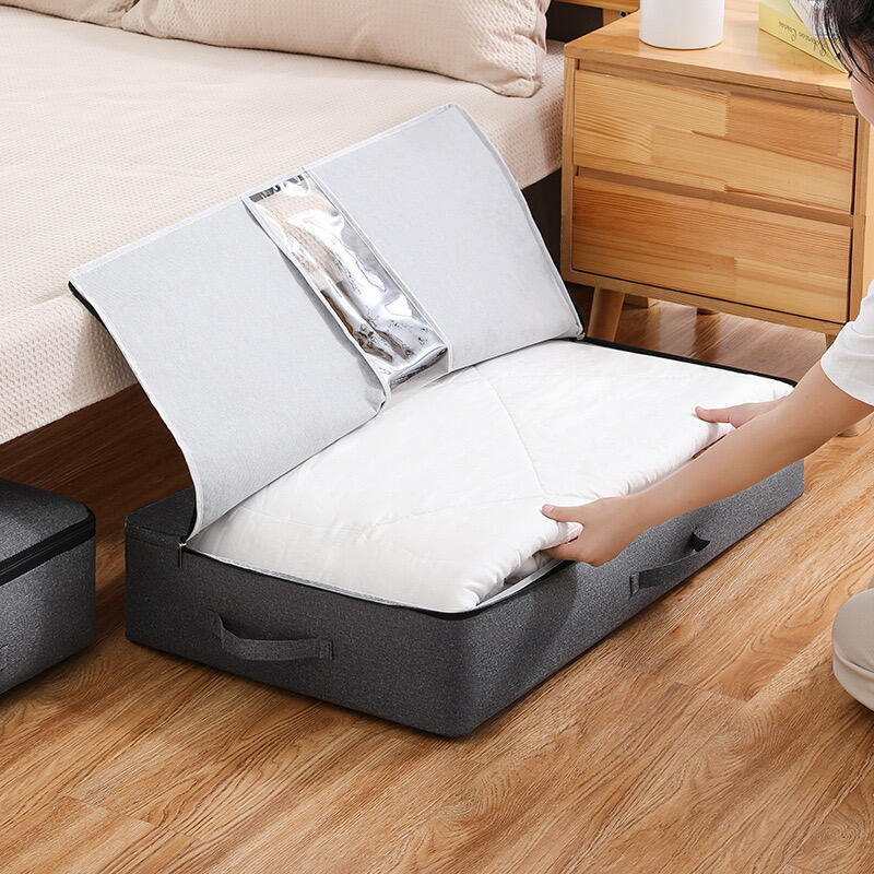 Geanta de depozitare si organizare pentru perle, pilote, haine, Gri ...