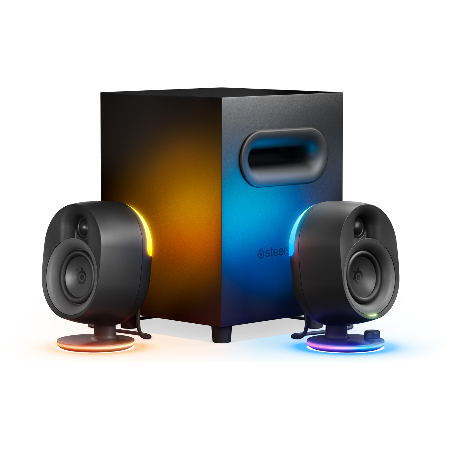 Boxa Gaming SteelSeries Arena 7, subwoofer, stereo, versiune EU, Negru ...