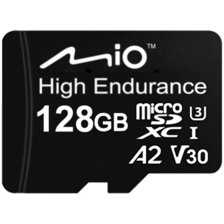 Card micro SD High Endurance Mio 128GB U3, V30, A2 pentru camera auto ...