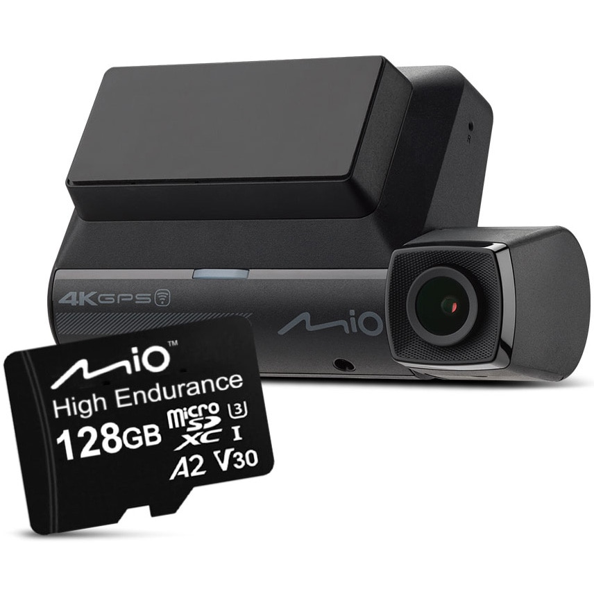 Card micro SD High Endurance Mio MiVue 128GB U3, V30, A2 pentru camera ...