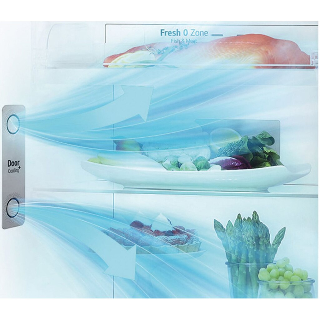 Frigider cu doua usi LG GTF916PZPED, 592 l, No Frost, Clasa E ...