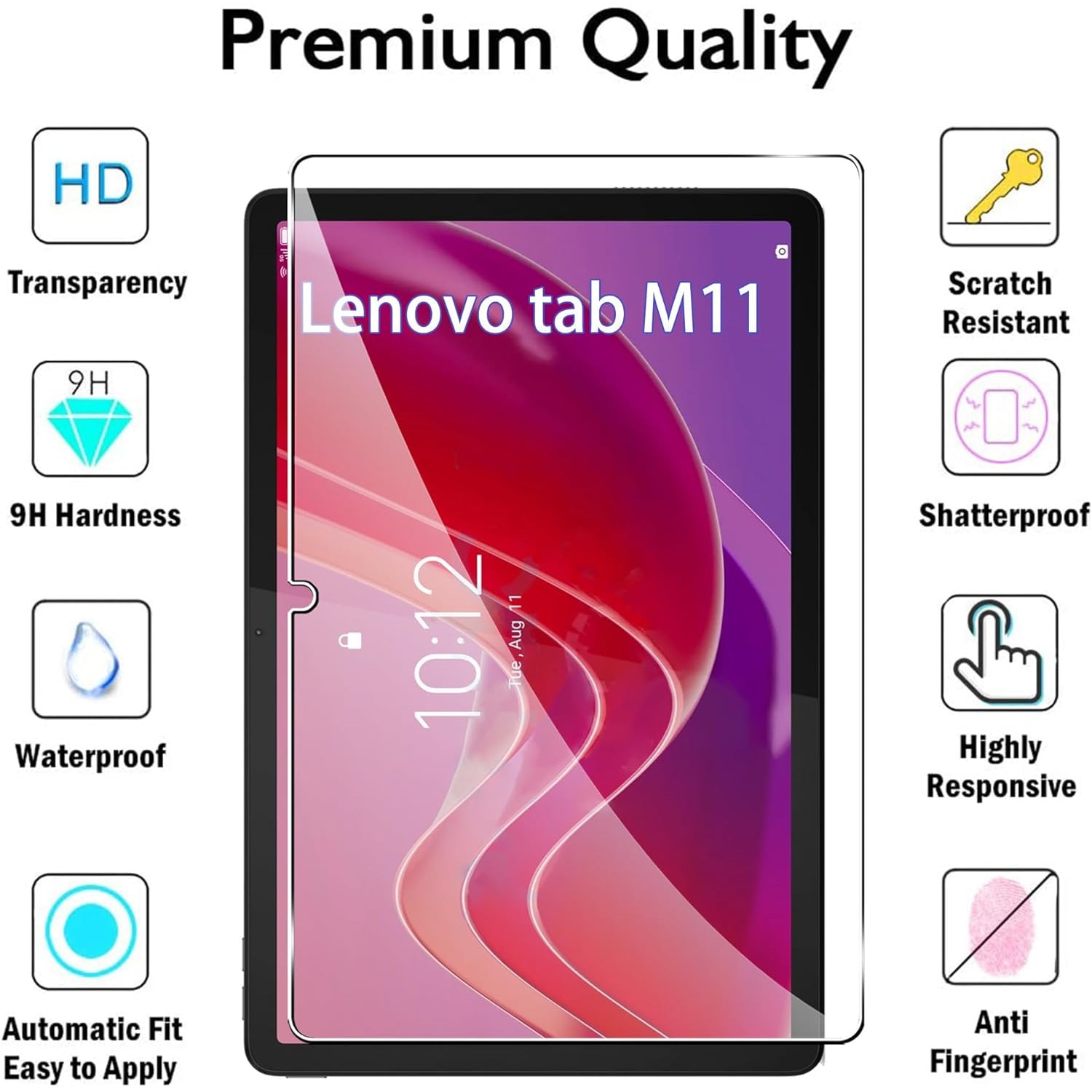 Folie de protectie Tempered Glass pentru LENOVO Tab M11 11 inch ...
