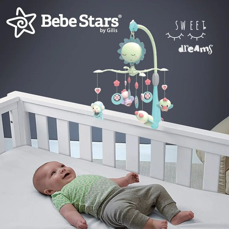 Carusel muzical, Bebe Stars, Pentru patut, leagan sau tarc de joaca, Cu ...