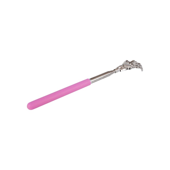 Scarpinator telescopic pentru spate, PrzydaSie.pl, roz/argintiu, 22 ...