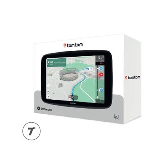 Sistem de navigatie GPS TomTom Go Superior 7 inch, Model 2024, Harta ...