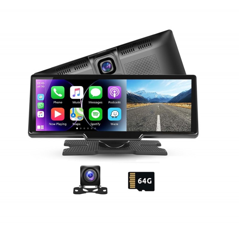 Navigatie auto universala 10.26" INOVA® portabila, functie Camera de ...