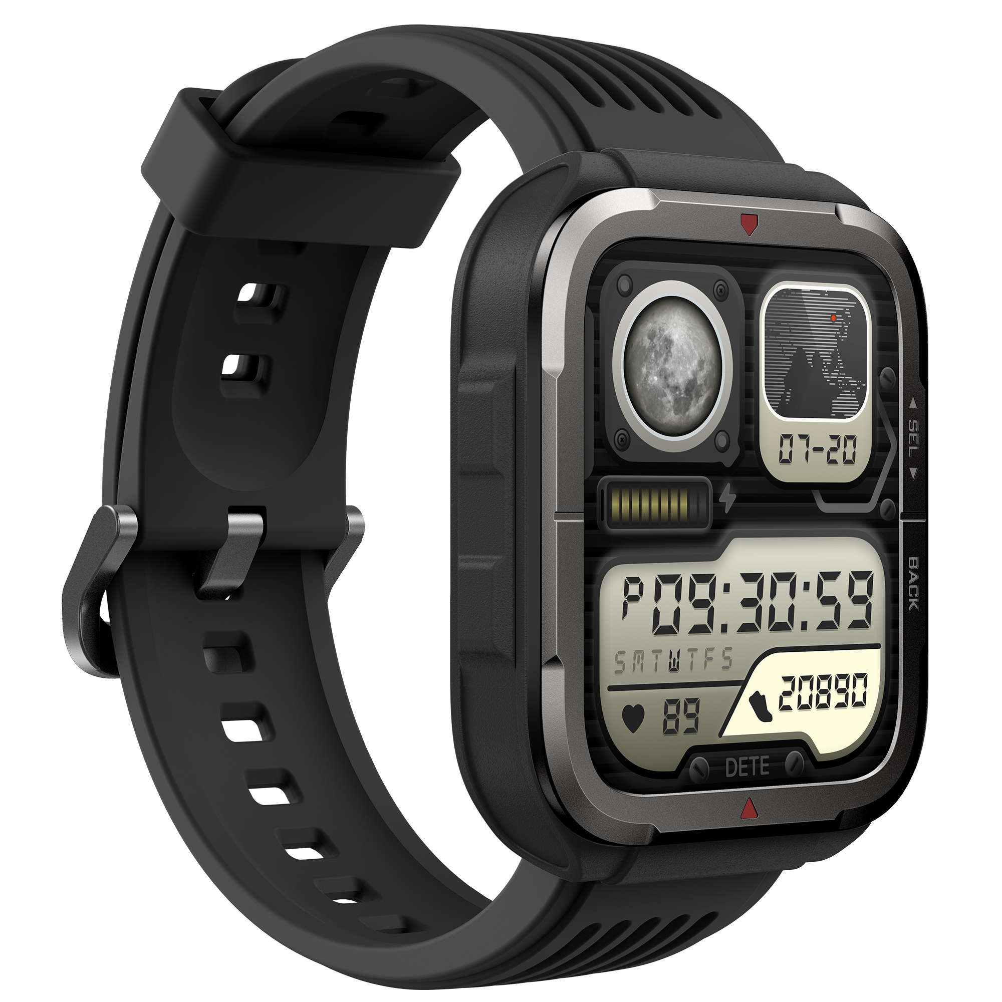 Смарт часовник, интелигентен с множество фитнес функции, наблюдение ...