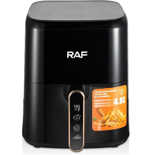 Friteuza Air Fryer RAF cu aer cald, fara ulei, Capacitate 4.8 l, 12 ...