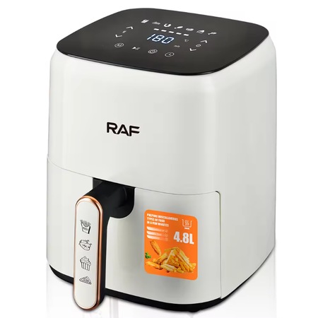 Friteuza Air Fryer RAF cu aer cald, fara ulei, Capacitate 4.8 l, 12 ...