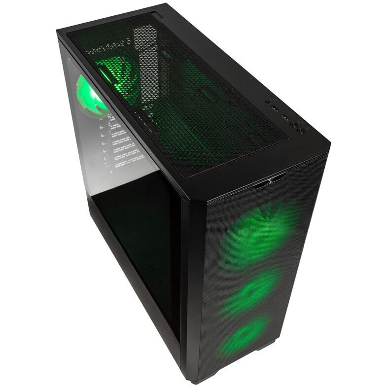 Carcasa Kolink Unity Solar Mesh ARGB, Mid-Tower, Negru - eMAG.ro