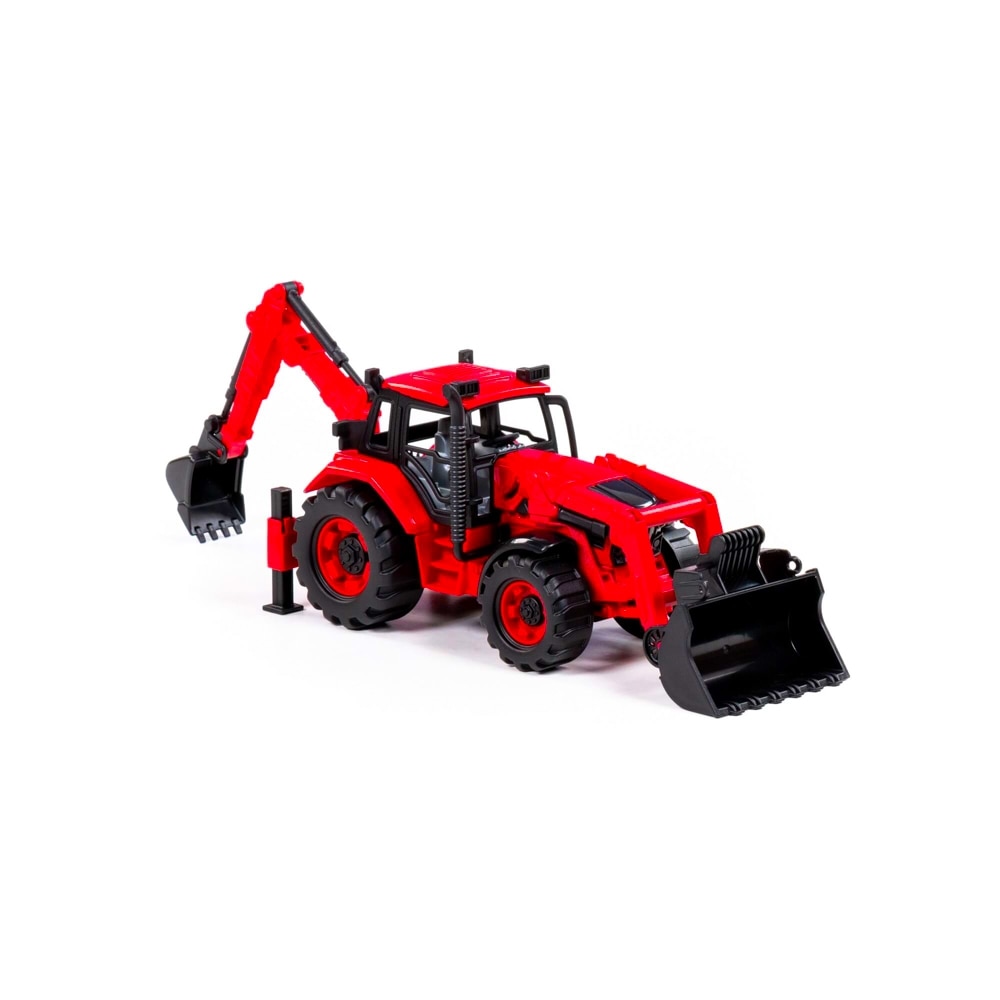 Tractor Polesie, cu excavator si incarcator - eMAG.ro