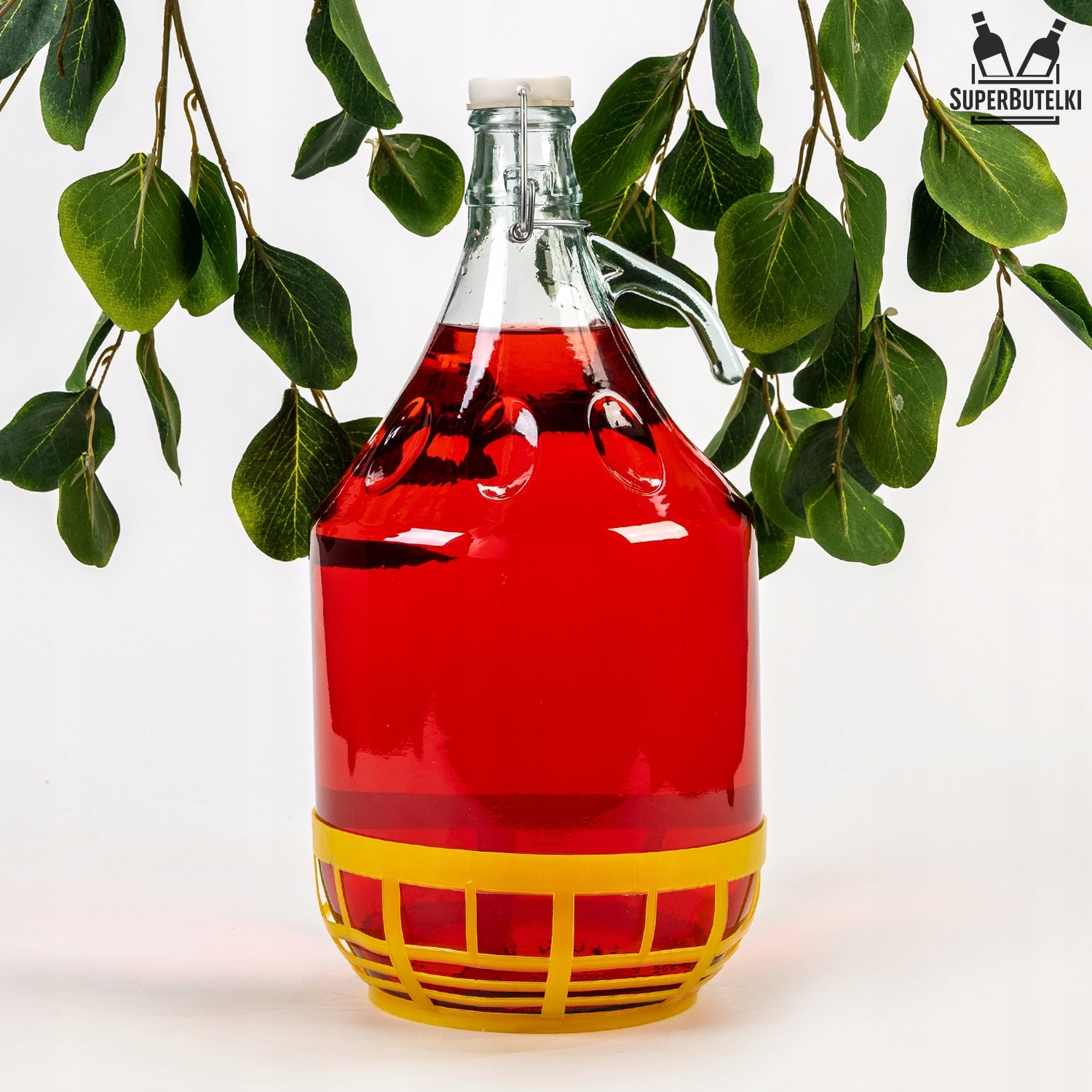 Damigeana, Vin + Inchidere, 5 L, Sticla - eMAG.ro