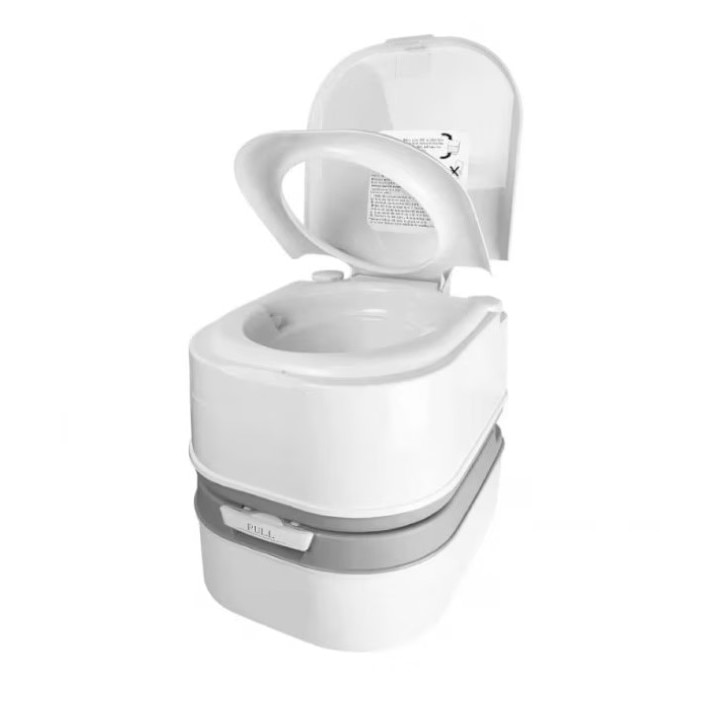 Toaleta Portabila Ecologica, cu Pompa Apa cu Piston, Evacuare Dubla a ...