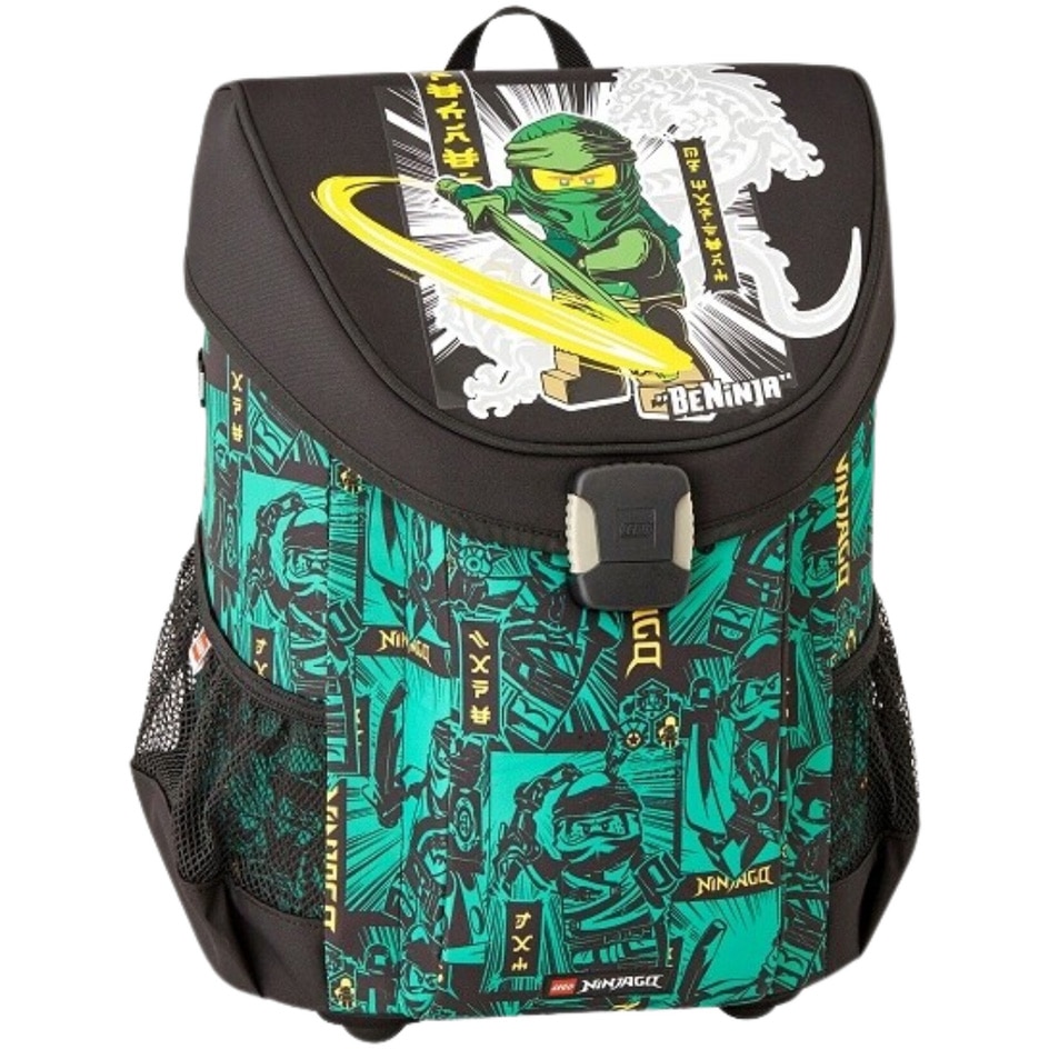 Ghiozdan scoala Easy LEGO Core Line - design NinjaGo, Green - eMAG.ro