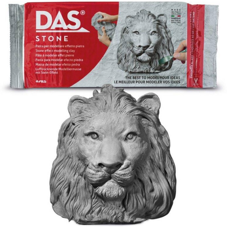 Pasta de modelat, 1000 grame, DAS Stone - imitatie piatra - eMAG.ro