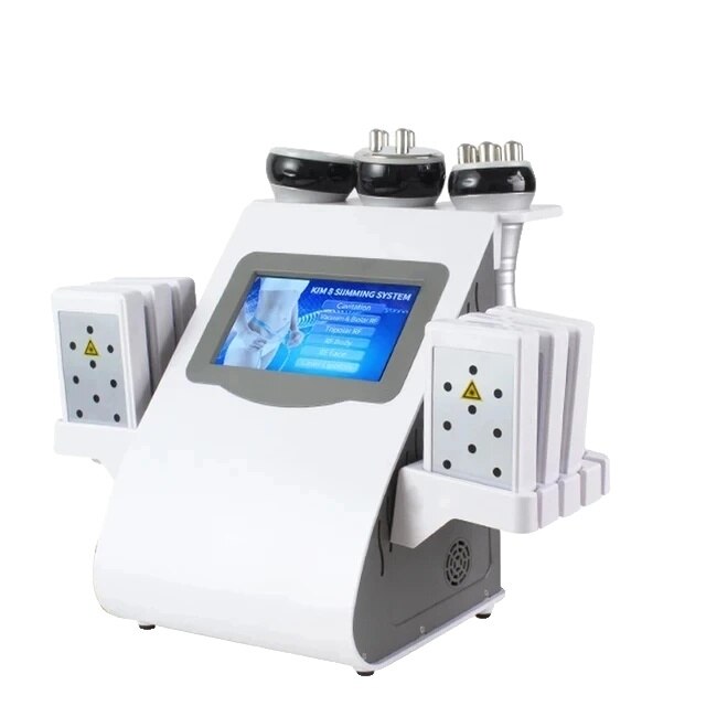 Aparat de slabire si intretinere corporala, 6 in 1, ultrasonic, RF, EMS ...