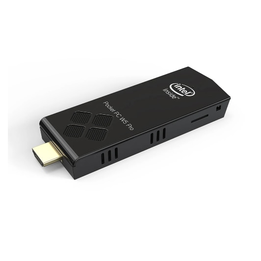 Mini PC Quad Core, T5B, 4GB RAM, 64GB eMMC, Windows 10, Dual Band WIFI ...