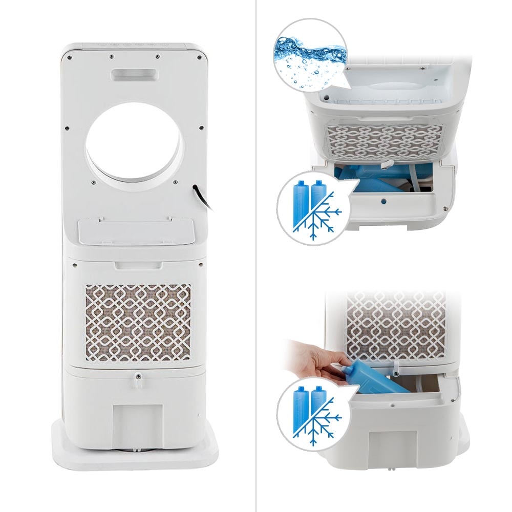 Racitor de aer, Muhler, 65 W, LED, 4 l, Alb - eMAG.ro