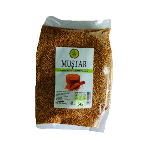 Fehér mustármag 5 kg, Natural Seeds Product - eMAG.hu
