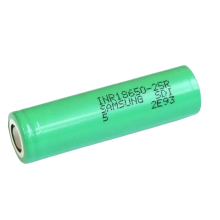 Акумулаторна батерия Li-ion плосък терминал 18650 3.7V 2500mAh 20A ...