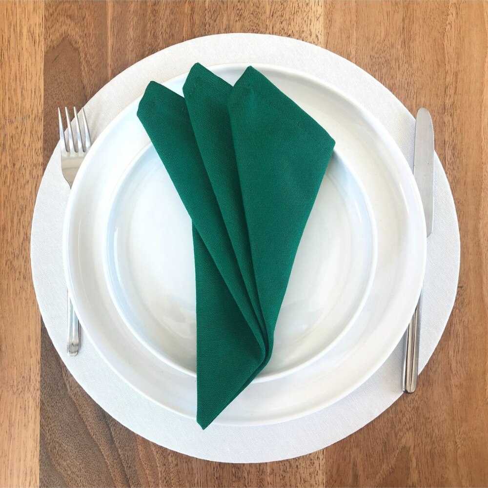 Set 10 Servete de masa Kotonia Home - 45x45 cm, Damasc Saten DeLux, 100 ...