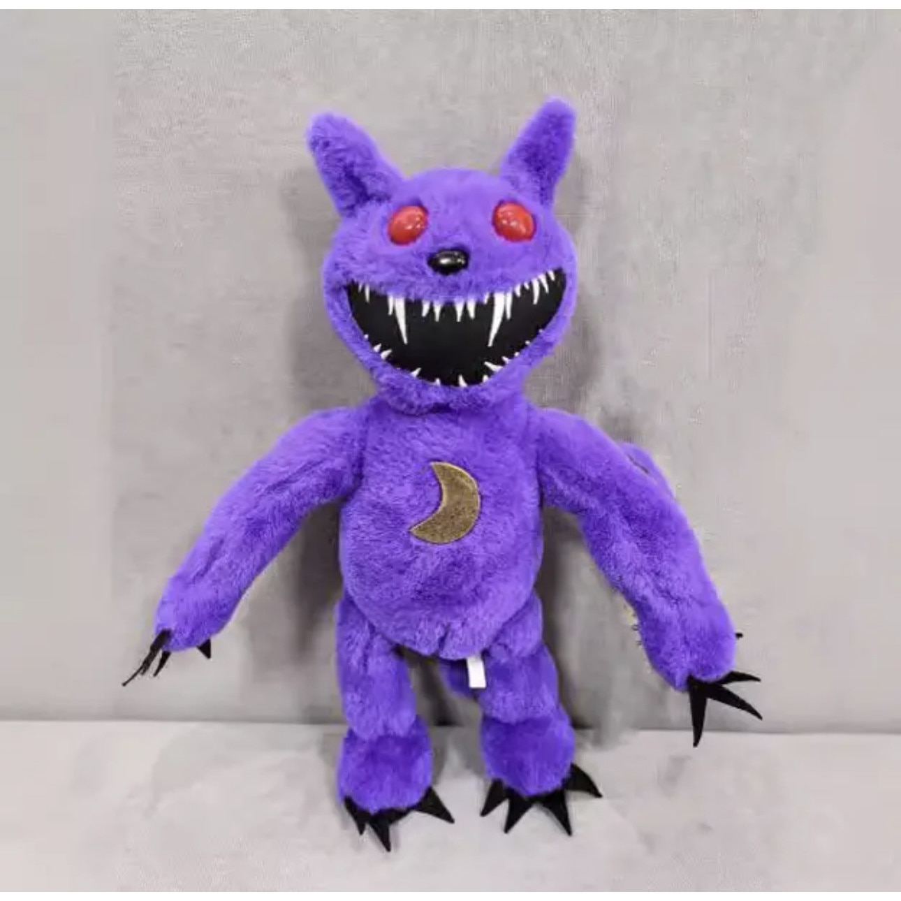 Jucarie de plus CatNap Demon, cu ochii rosii, The Smiling Critters ...