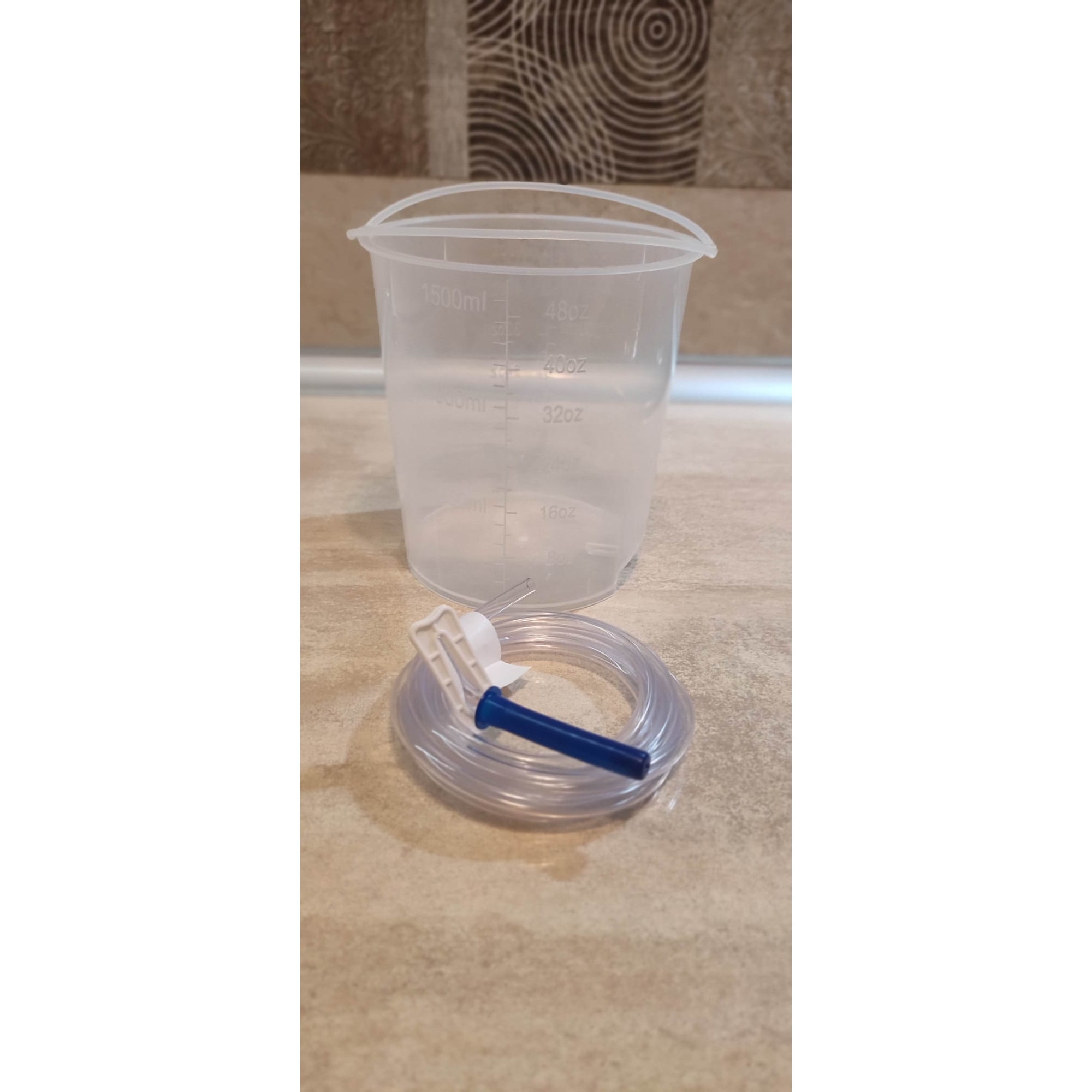 Irigator profesional pentru clisma, Plastic, 1.5 l - eMAG.ro