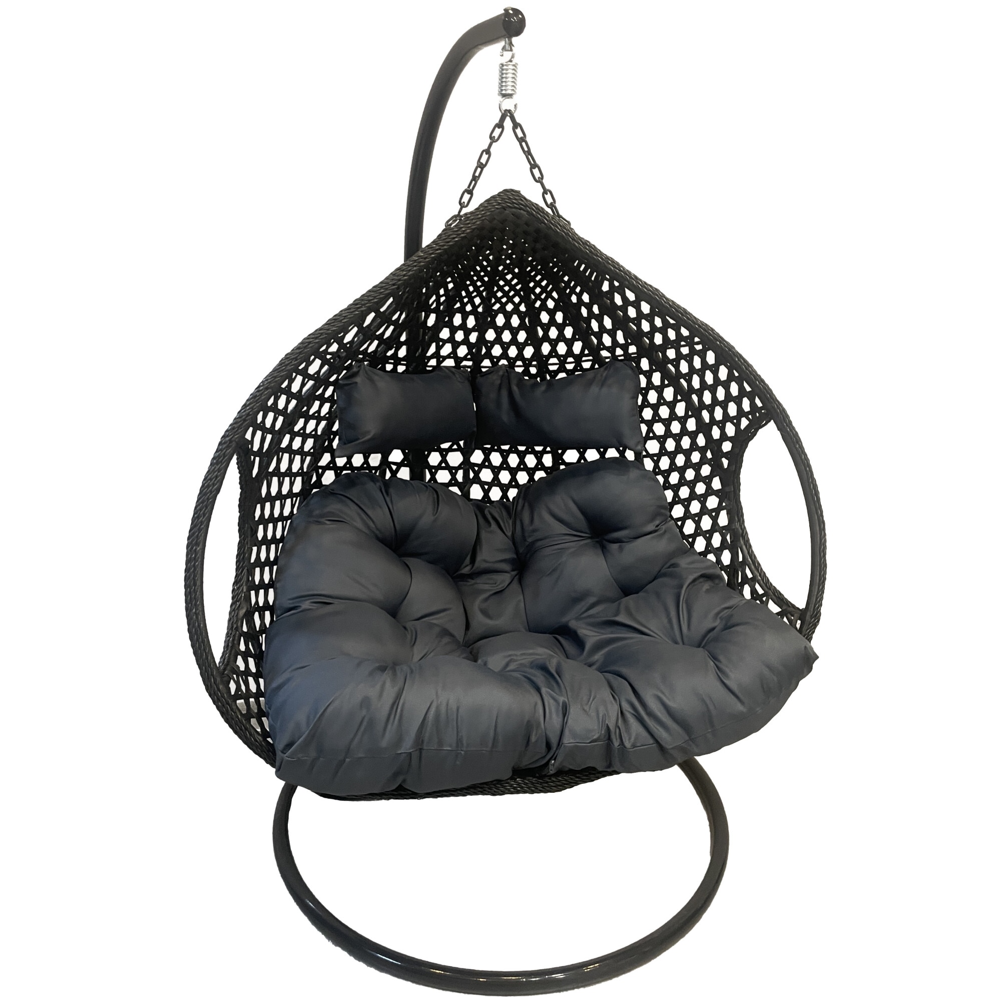 Leagan tip cuib DeHome® Joy 400, dublu cu suport si perna incluse, greutate suportata 200 kg ...