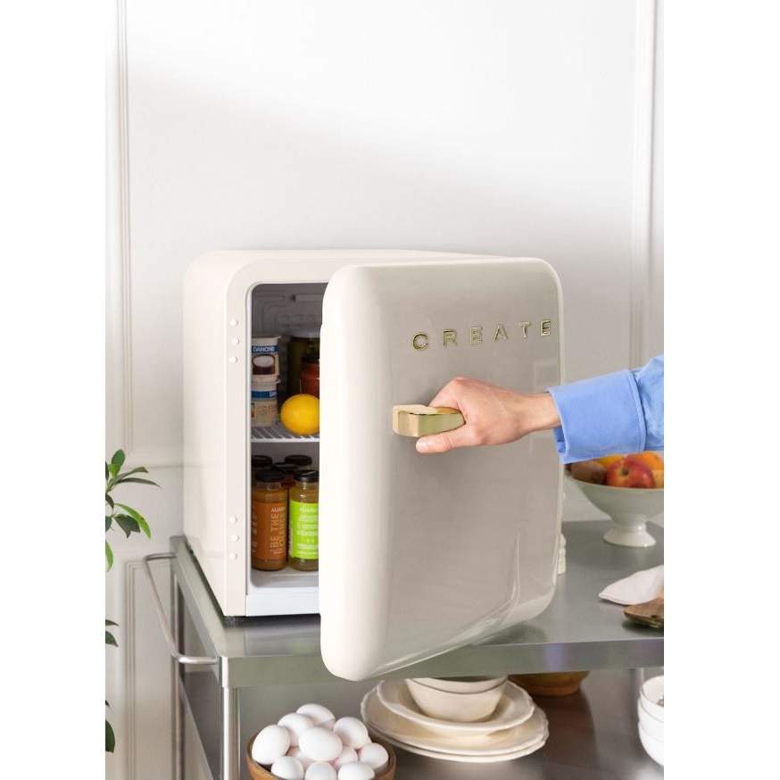 Frigider minibar Retro CREATE, capacitate 48 litri, H 50 cm, ideal ...