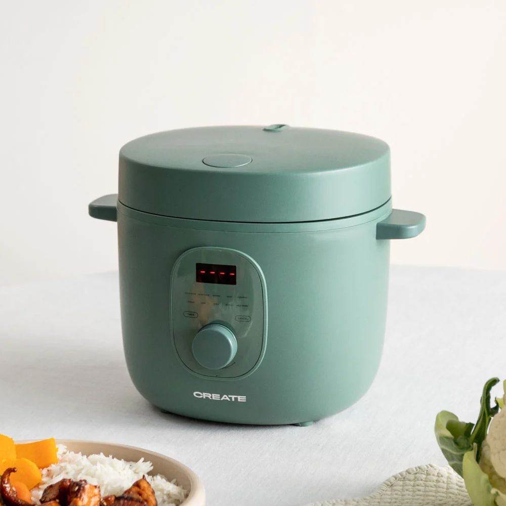 Мултикукър Retro CREATE, Rice Cooker Studio, капацитет 2 литра/8 порции ...