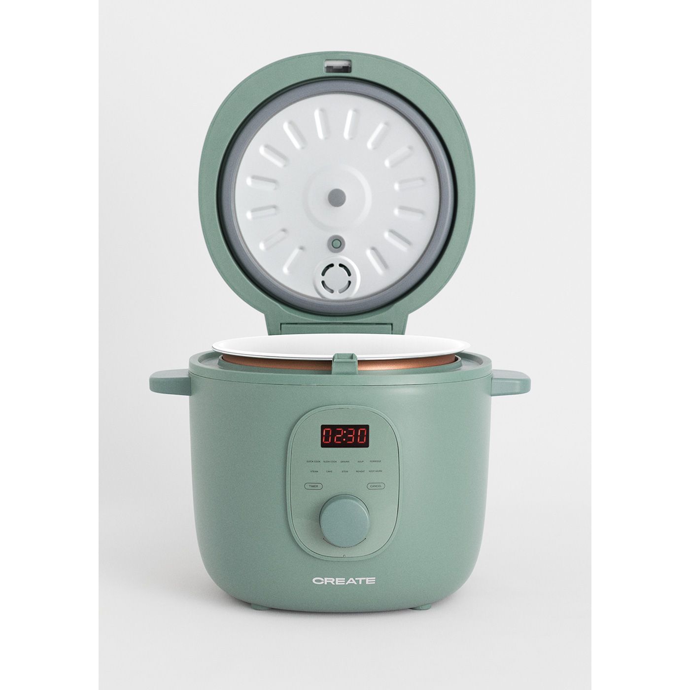 Мултикукър Retro CREATE, Rice Cooker Studio, капацитет 2 литра/8 порции ...