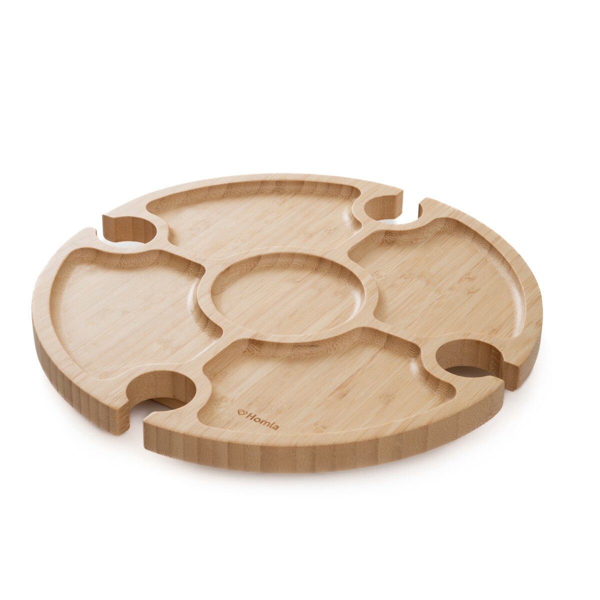 Masa de servire Bambou 27.5x2cm HOMLA - eMAG.ro