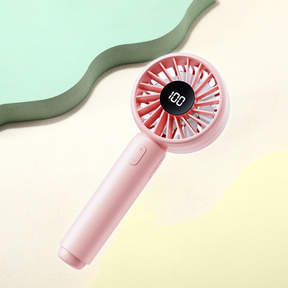 Mini-Ventilator AirGenius cu Acumulator, OPTIM SOLUTION, 5 Trepte de ...