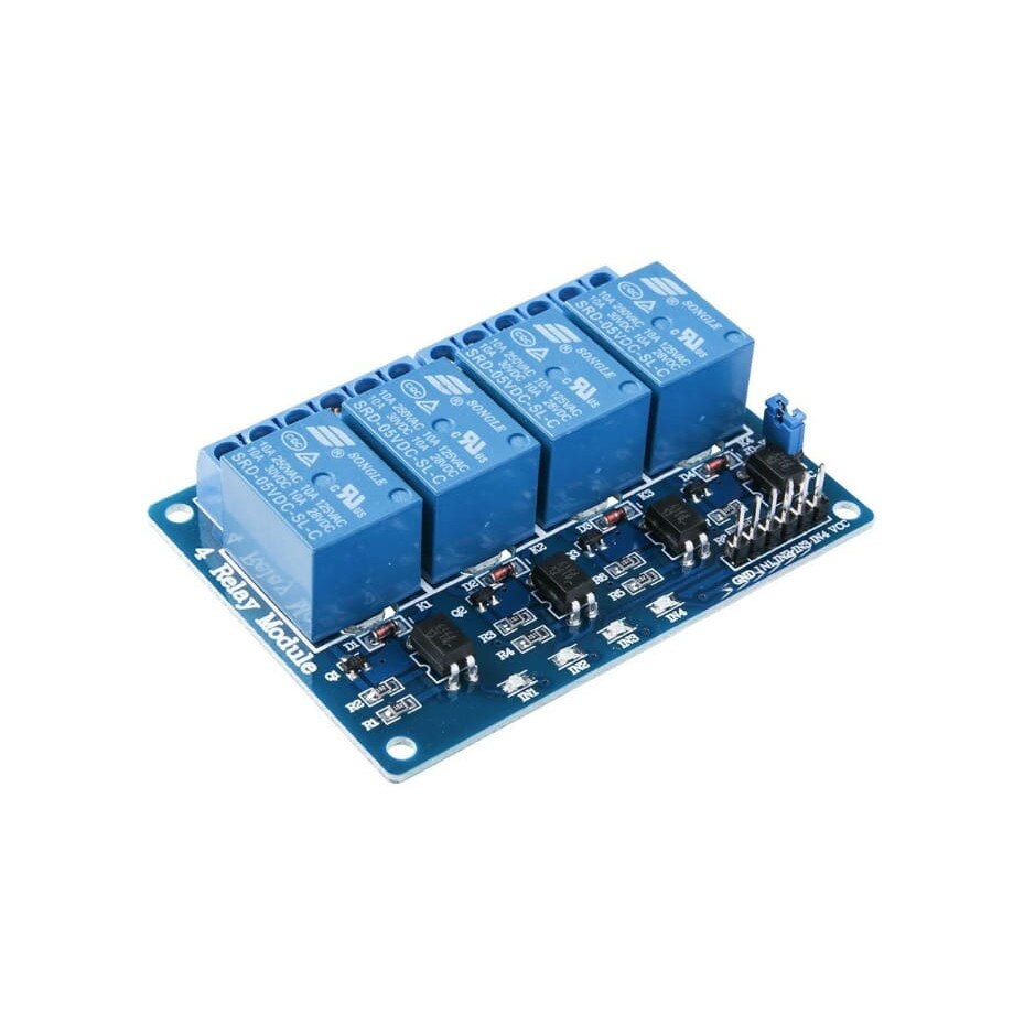 Modul, cu 4 relee, cu optocuploare - eMAG.ro
