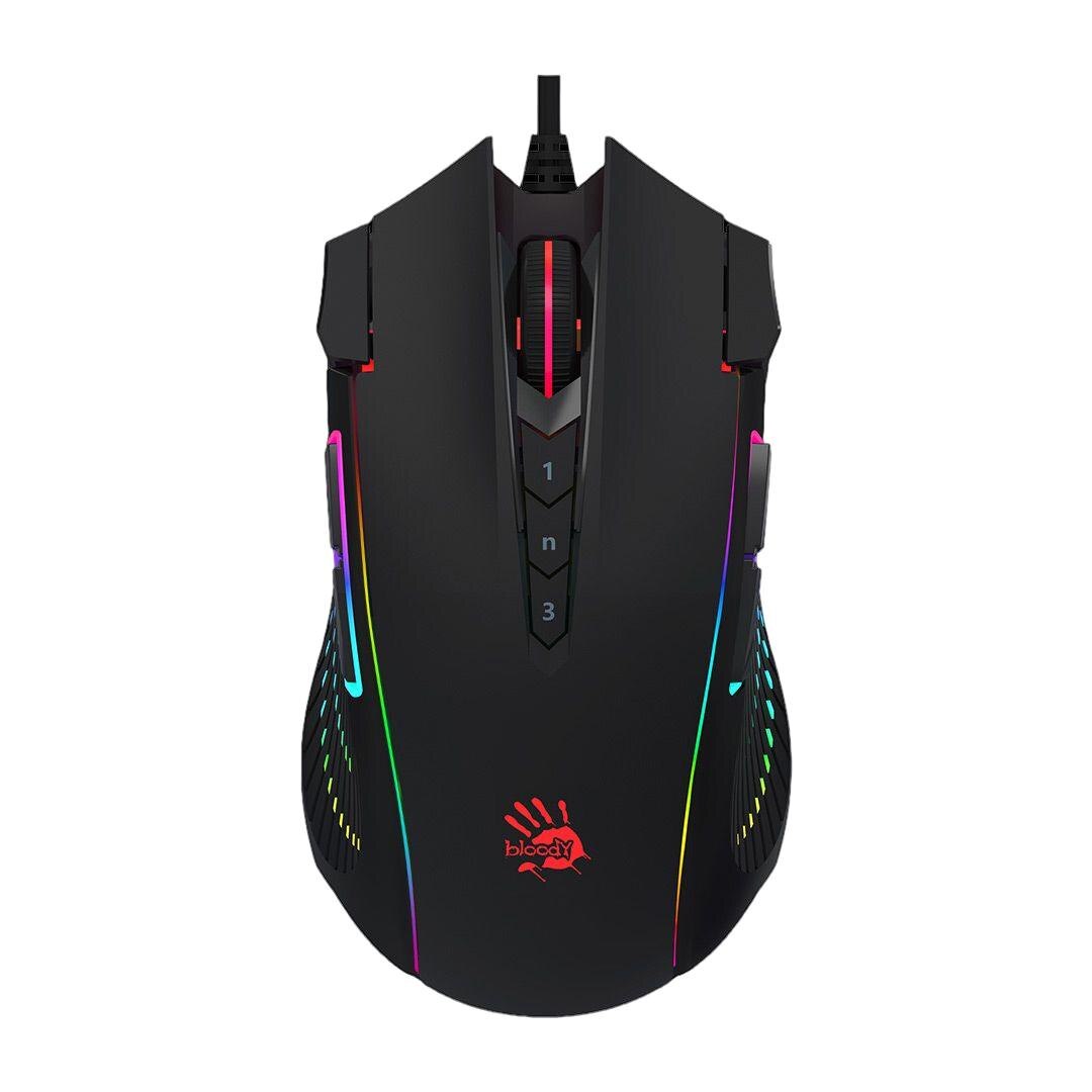 Mouse Gaming A4Tech Bloody J90S, 8000DPI, RGB, negru - eMAG.ro