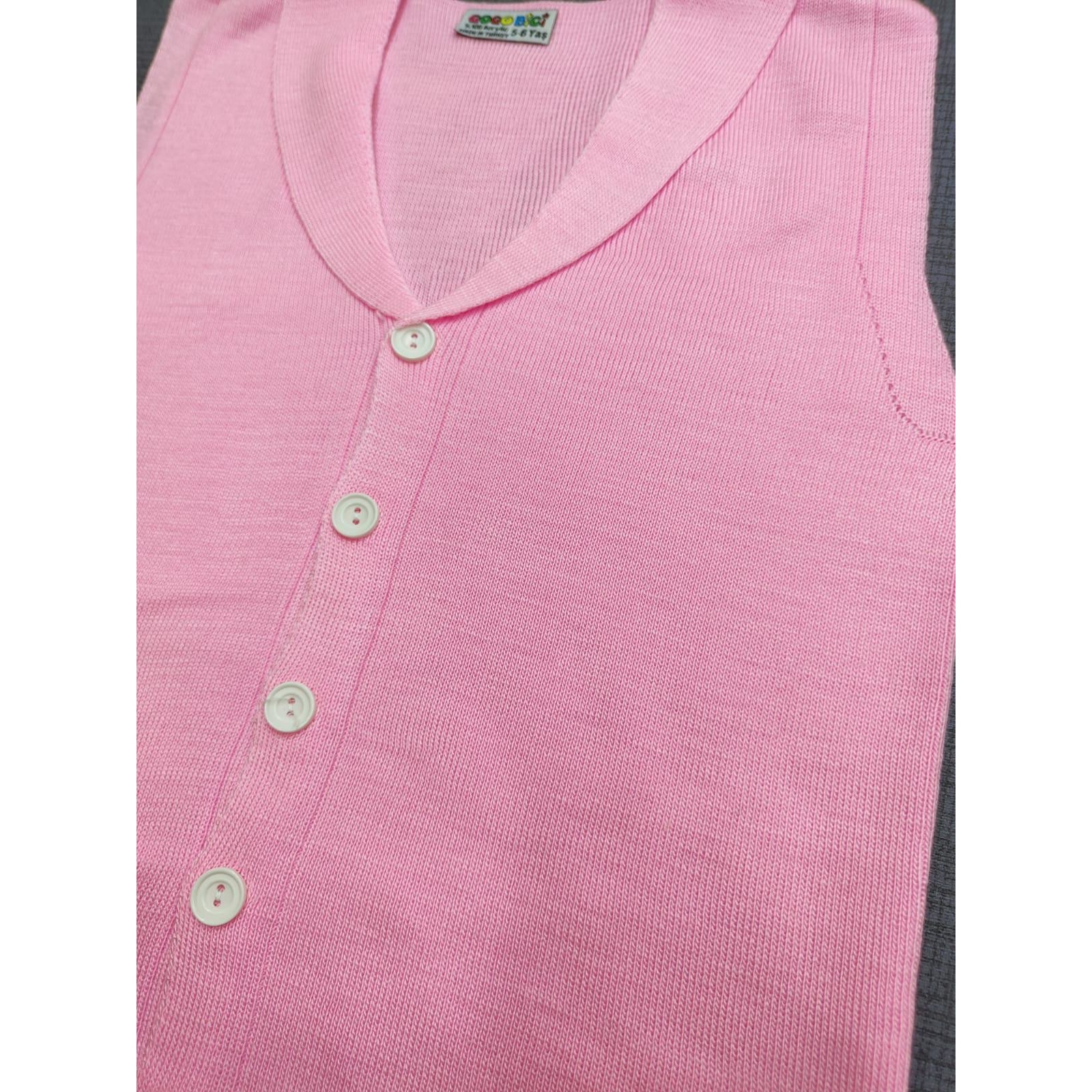 Vesta din tricot pentru fete, Roz - eMAG.ro