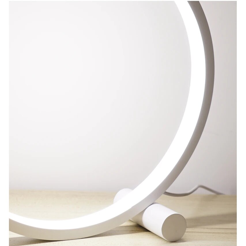 Lampa de masa, Atron, LED, Alb - eMAG.ro