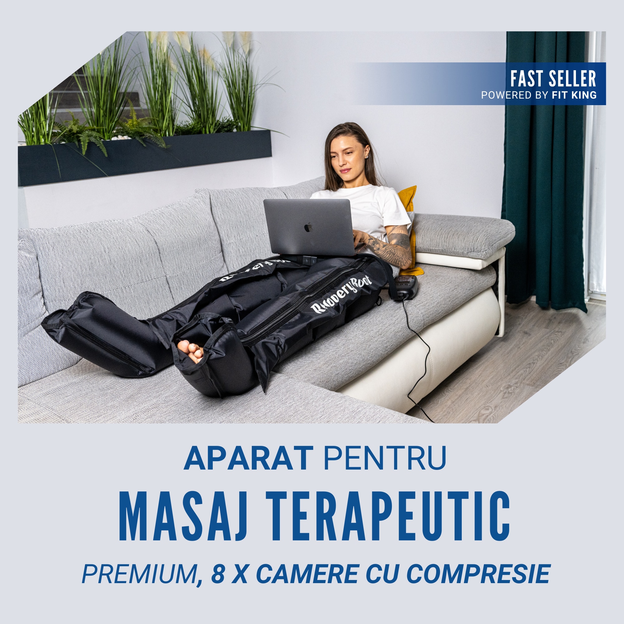 Aparat masaj Profesional pentru Picioare, Gambe si Coapse, Drenaj ...