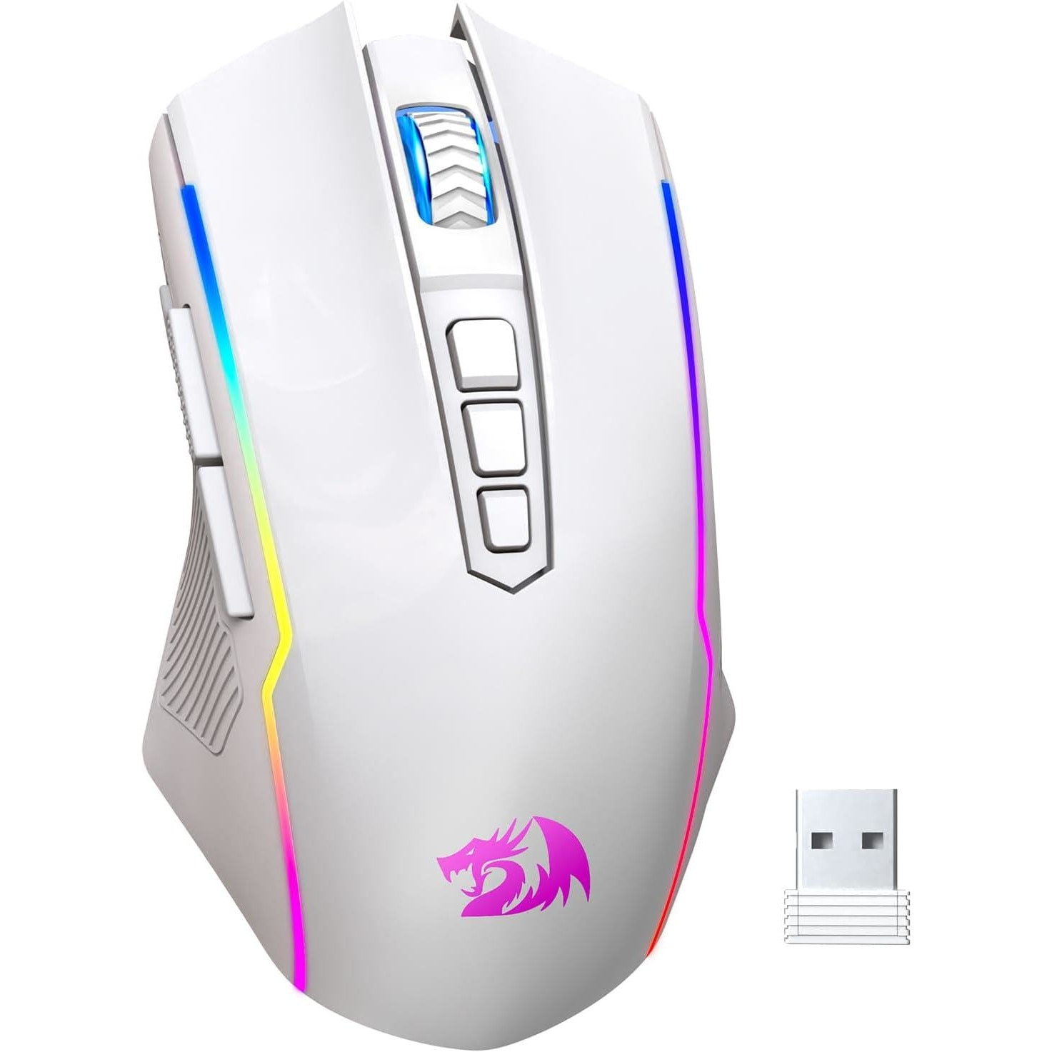 Redragon M914 RGB Nix mouse de gaming Alb - eMAG.ro