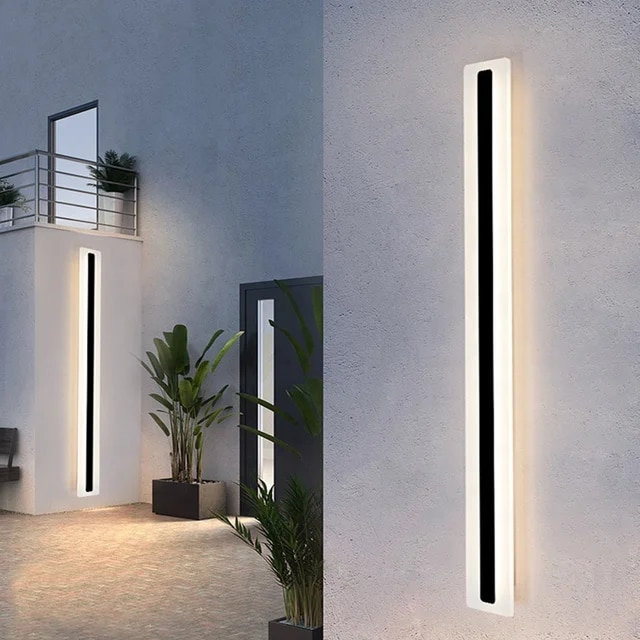 Aplica led liniara 18W 80cm de exterior/interior, Lumina naturala 4000K ...