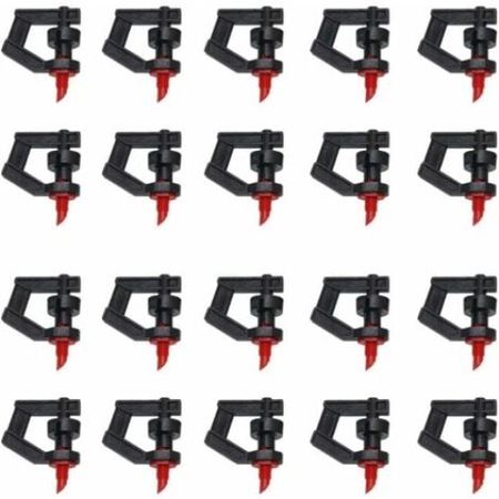 Set 20 aspersoare irigatii gradina, Pulverizare 360 grade, Raza 2.8-4 m ...