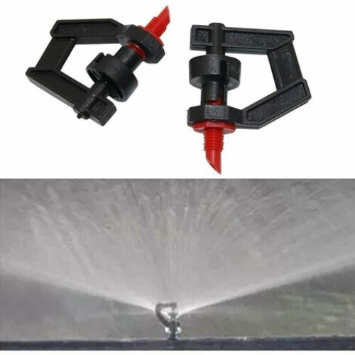 Set 20 aspersoare irigatii gradina, Pulverizare 360 grade, Raza 2.8-4 m ...