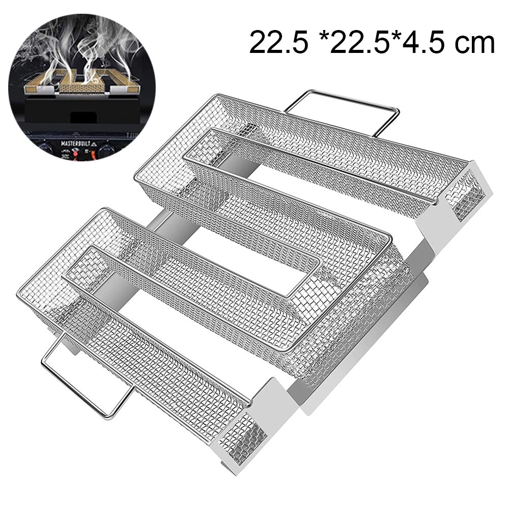 Generator de fum rece din otel inoxidabil, set cu perie si carlige ...