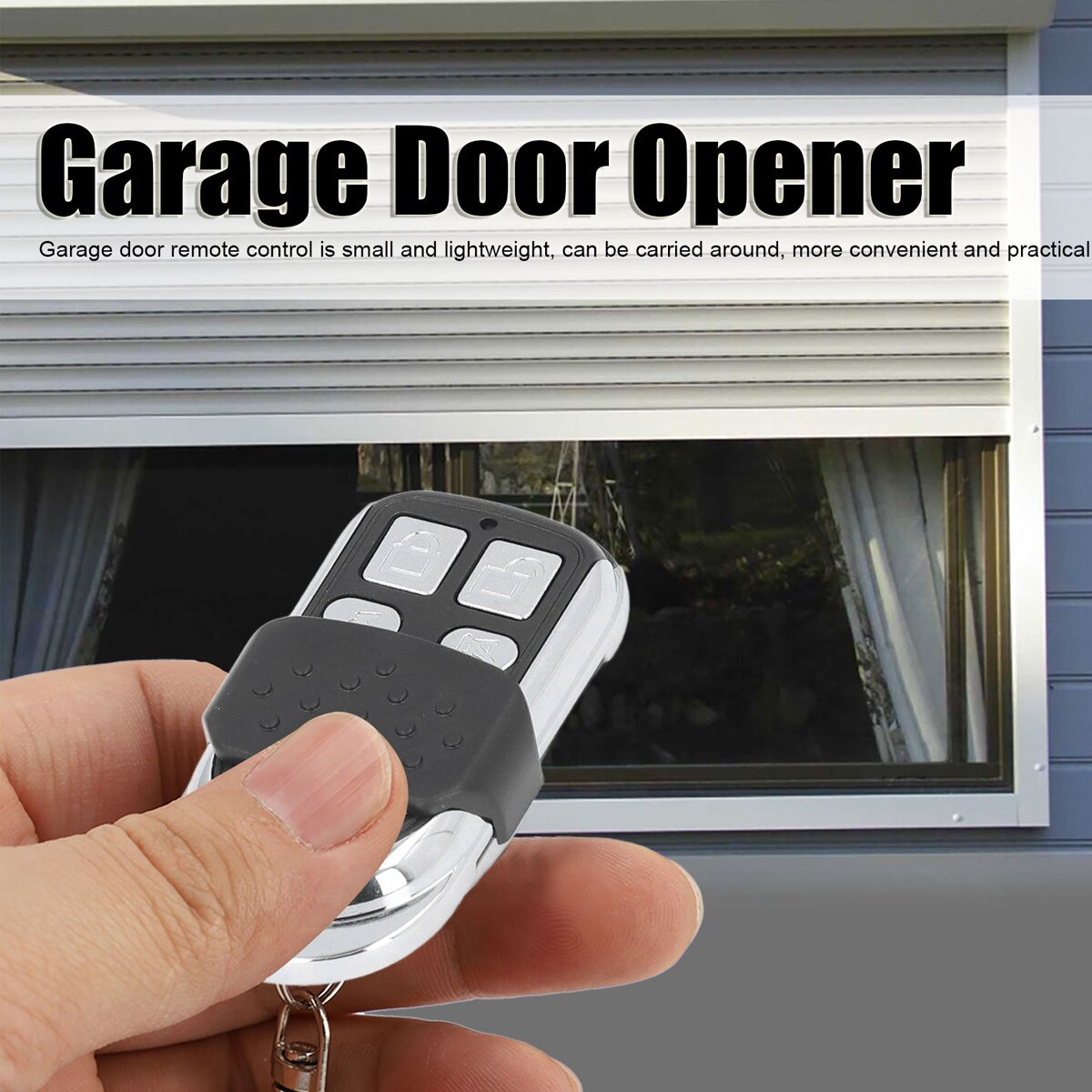 Telecomanda pentru garaj, Compatibila cu Hormann HSM2/HSM4/HS2/HS4, 868 ...