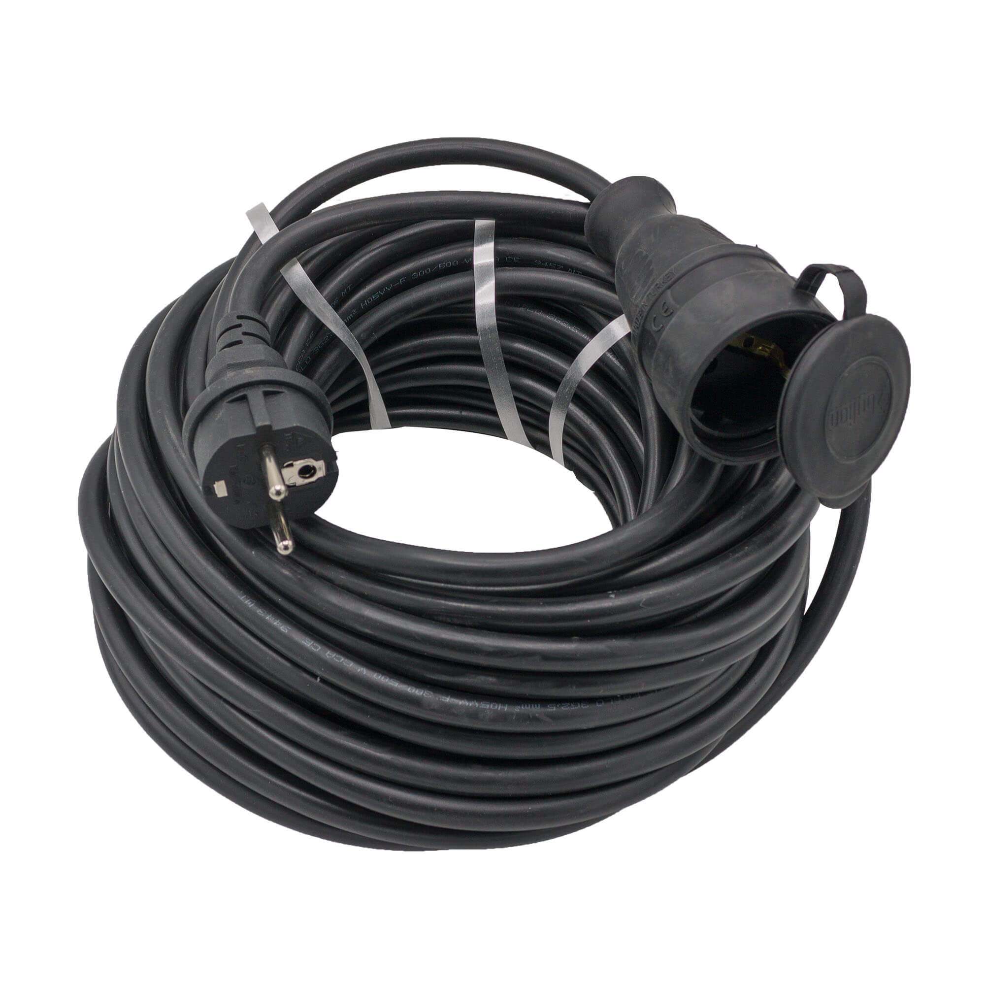 Cablu prelungitor 3x2.5 mm², 50 m, cu conductor cupru, stecher si cupla ...