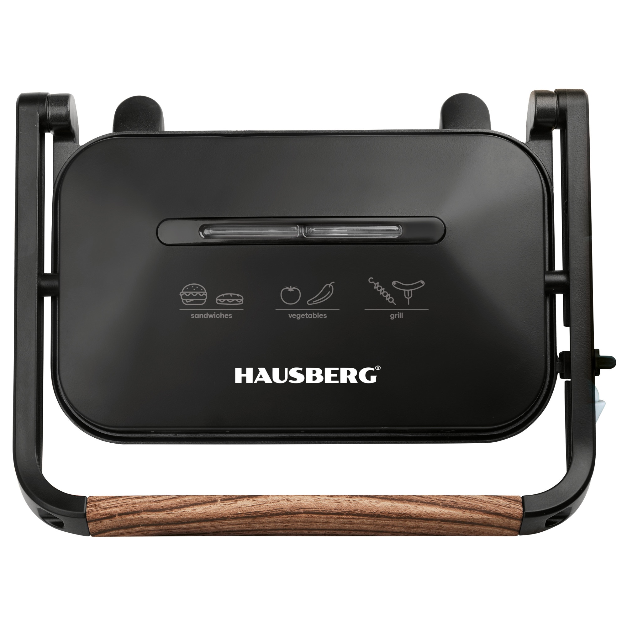 Sandwich-maker Grill HAUSBERG HB-632NG, 1100-1300 W, suprafete ...