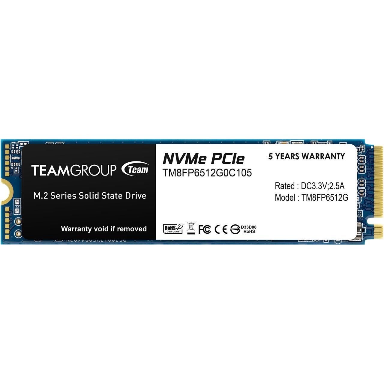 SSD TeamGroup MP33, 512GB, NVMe, 1800MB/s citire, 1500MB/s scriere ...