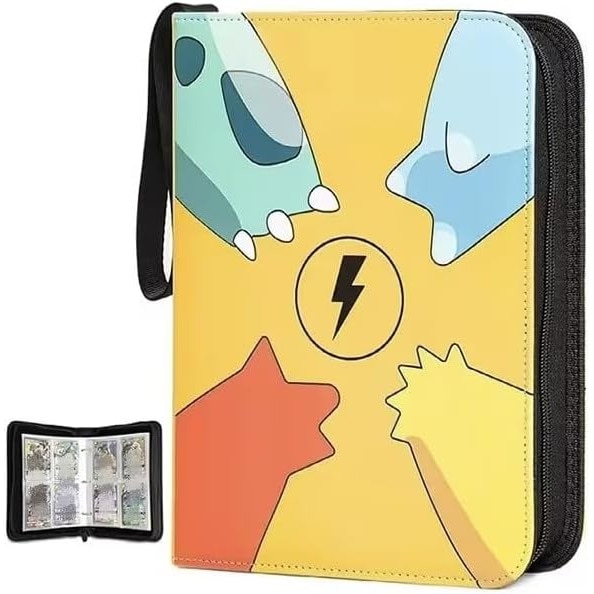 Album de carti Pokemon cu 4 compartimente, 400 de sloturi, 8.0 - eMAG.ro