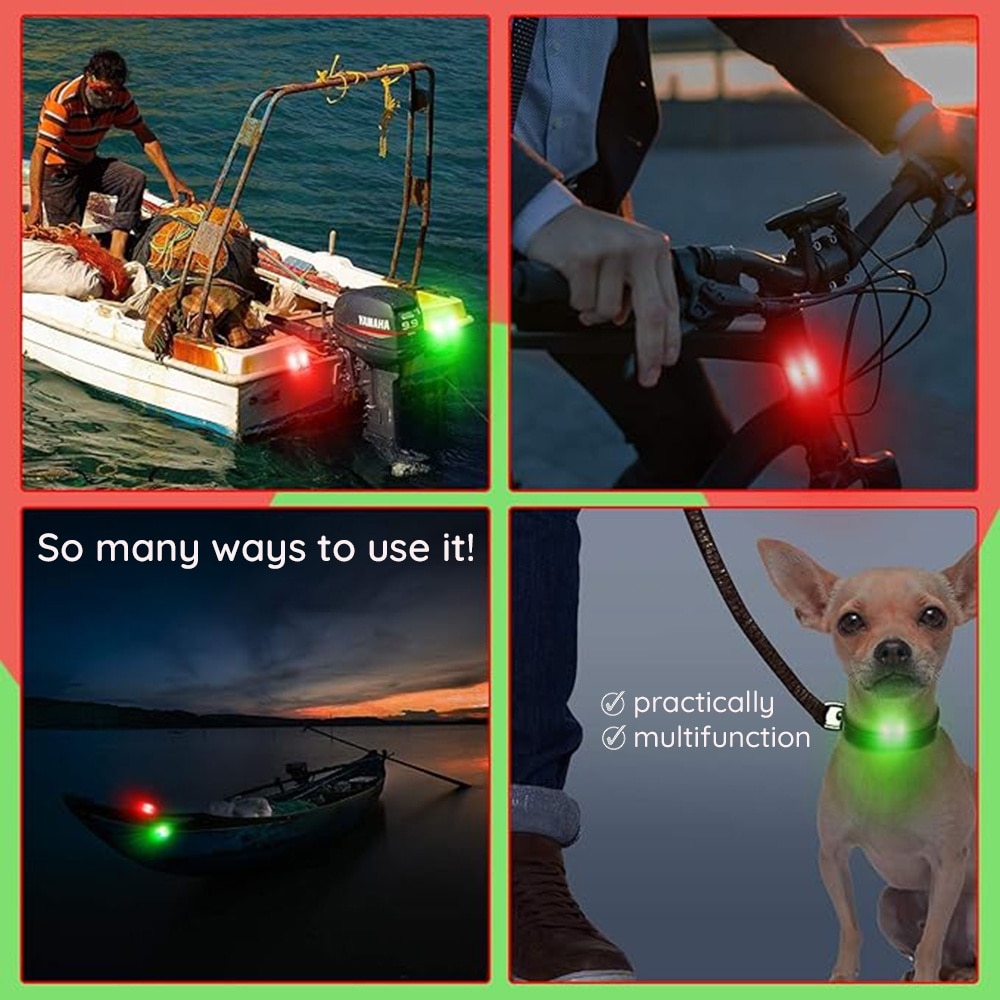 Pachet 2x Stop Spate Bicicleta Impermeabil, OPTIM SOLUTION, LED-uri ...